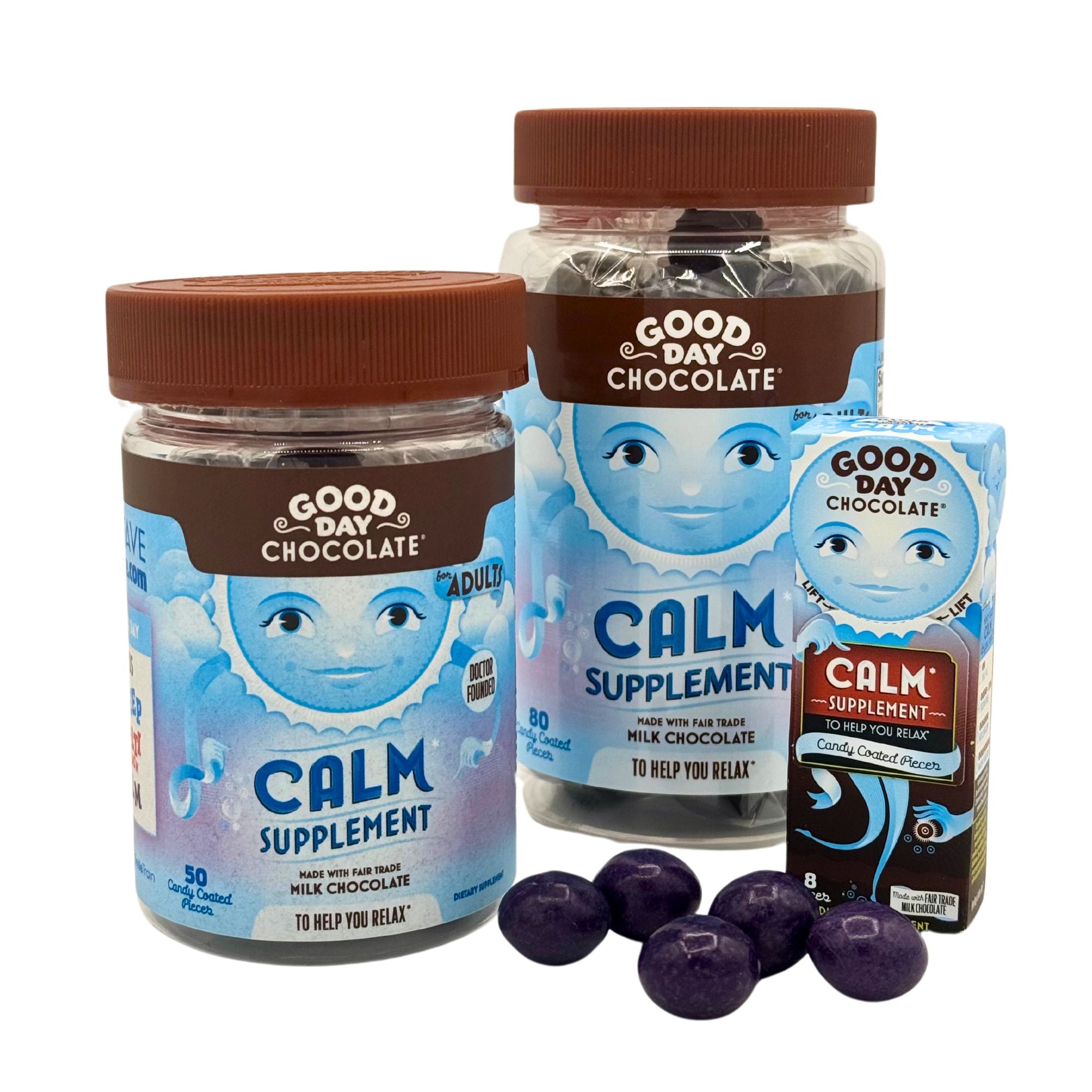 Adult Calm Chocolate Supplement – Good Day Chocolate