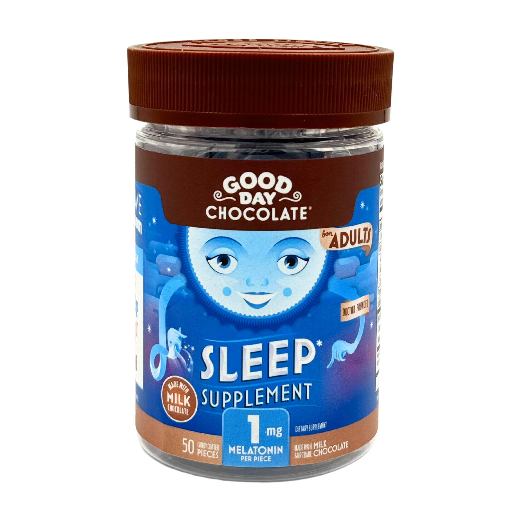 Adult Sleep with Melatonin Chocolate Supplement – Good Day Chocolate