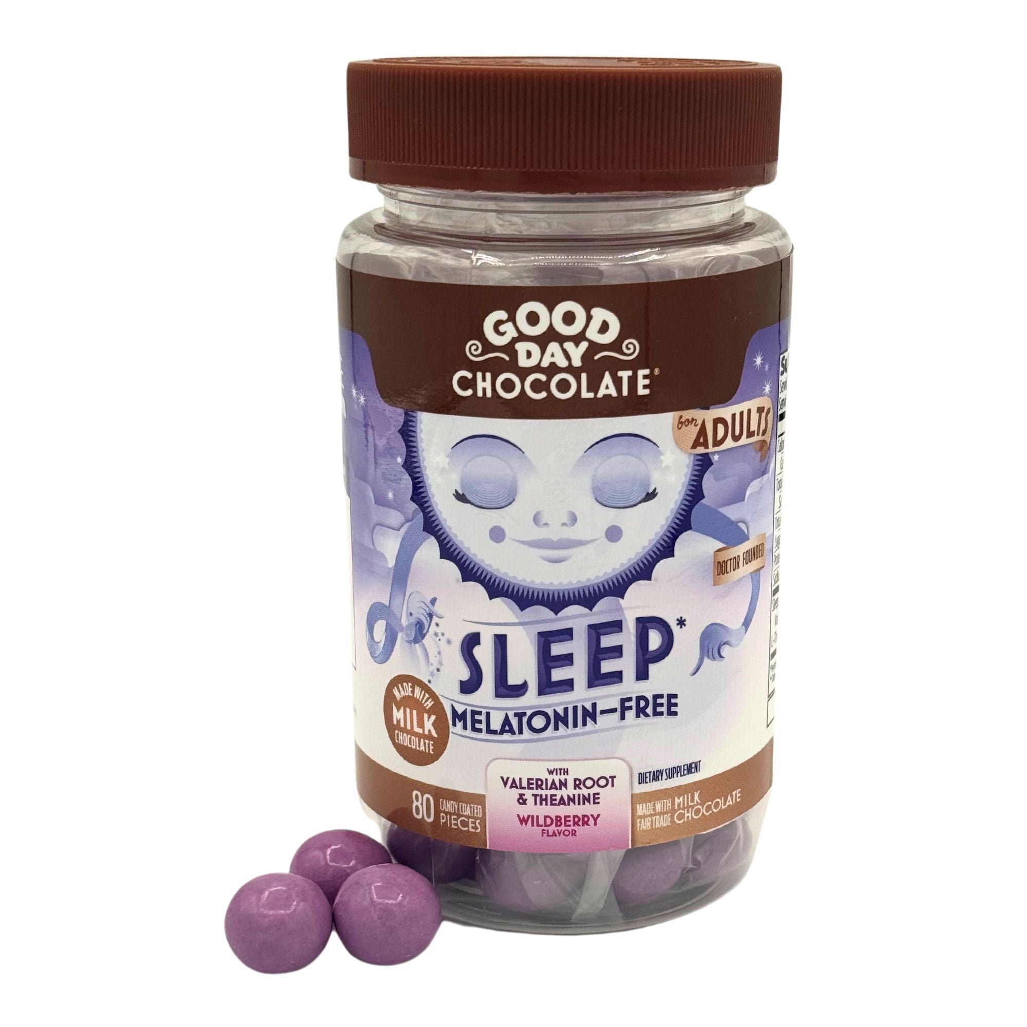 Adult Sleep with Valerian Root Chocolate Supplement – Good Day Chocolate