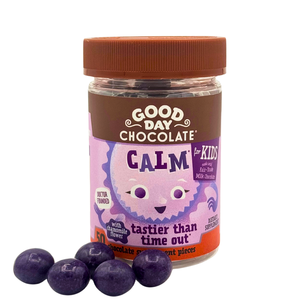 Kids Calm Chocolate Supplement – Good Day Chocolate